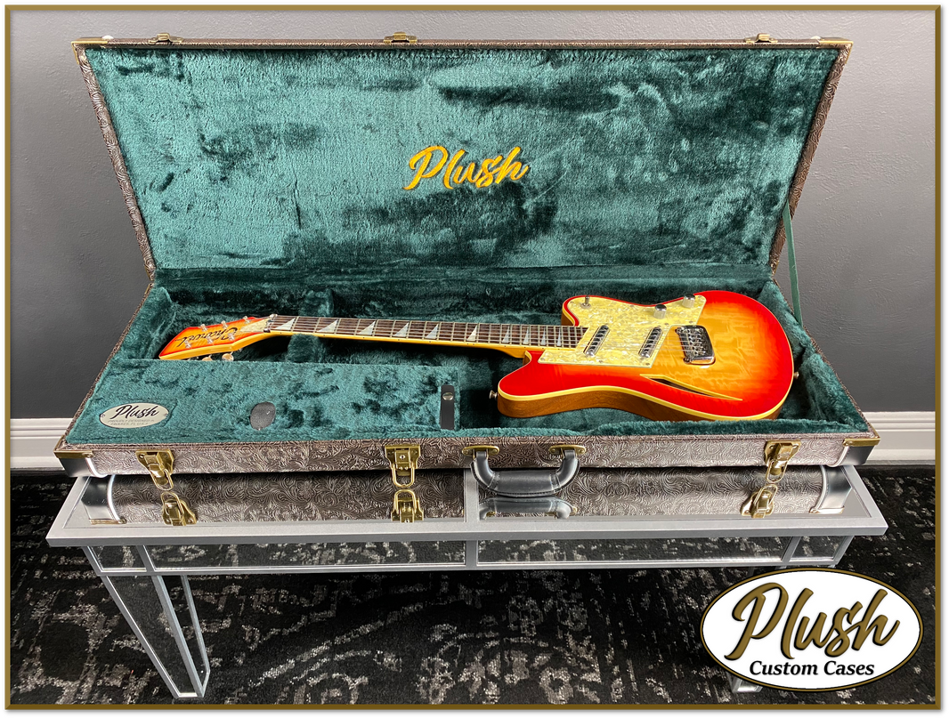 PlushCaster Tele/Strat Tooled Leather Cases – Plush Custom Cases