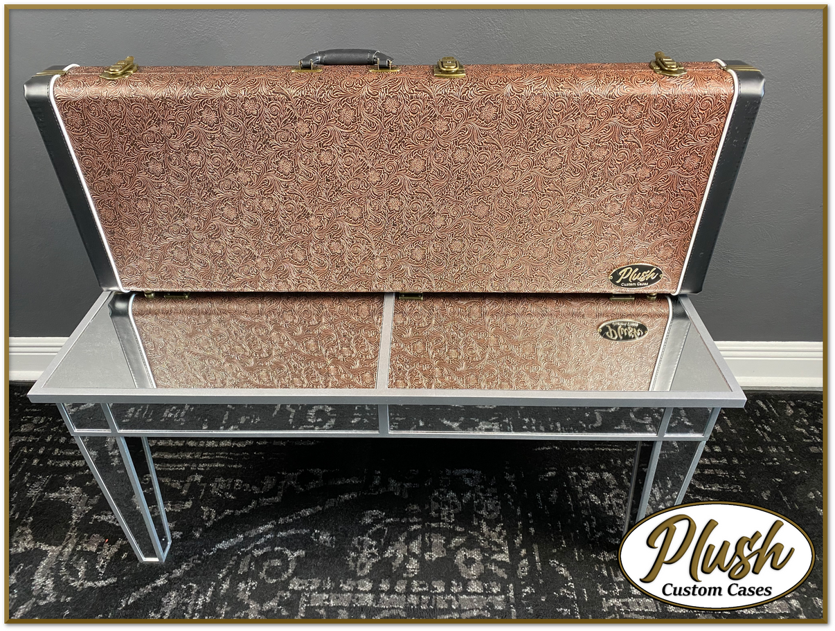 PlushCaster Tele®/Strat® Custom Guitar Case Tooled Leather Pattern 04 ...
