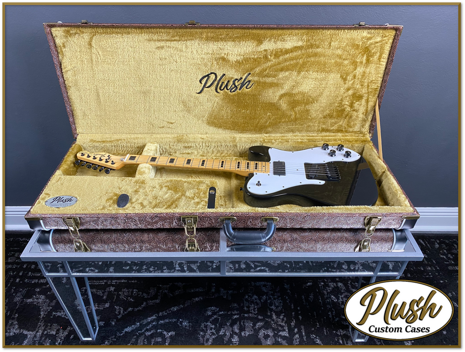 PlushCaster Tele/Strat Tooled Leather Cases – Plush Custom Cases